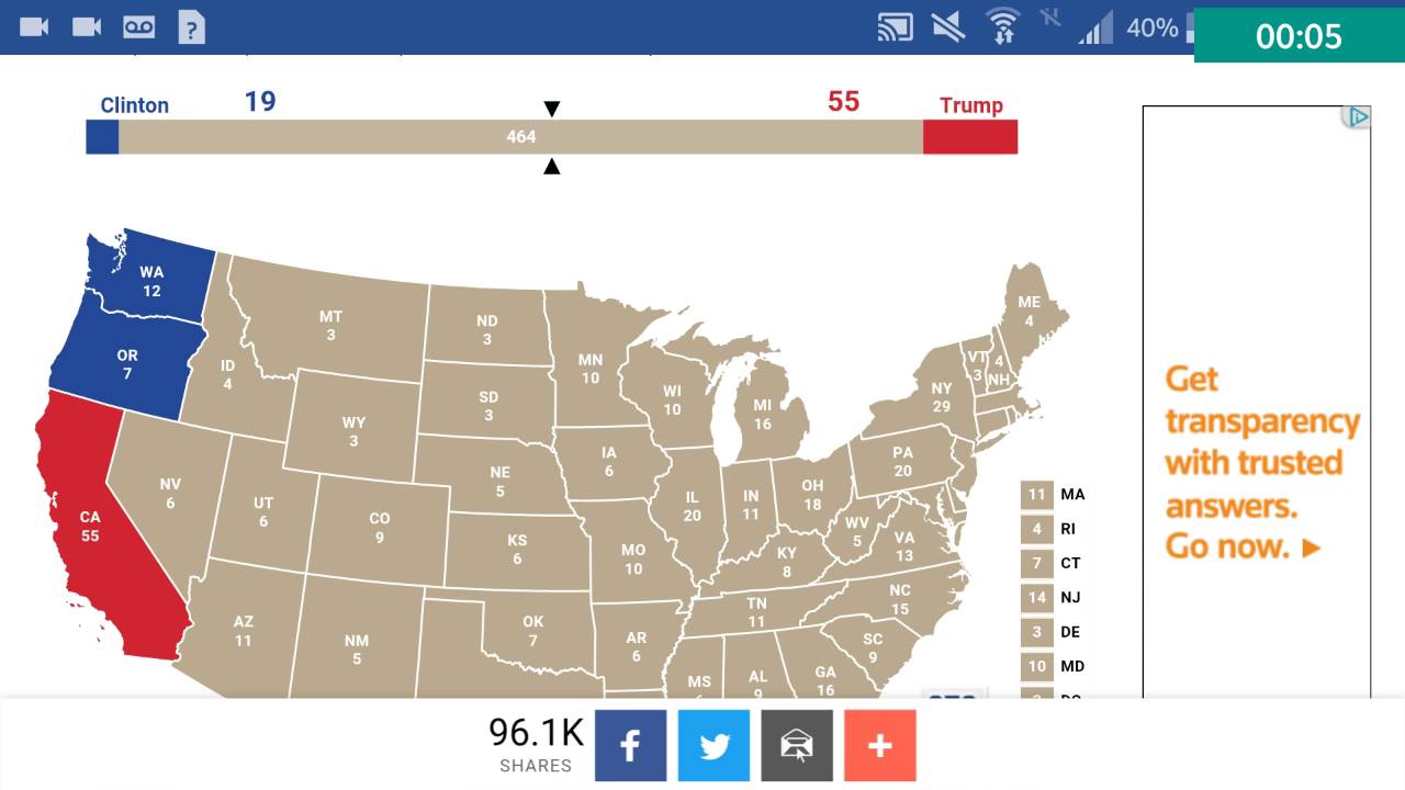 Trump VS Hillary - August 12th, 2016 Polls - YouTube