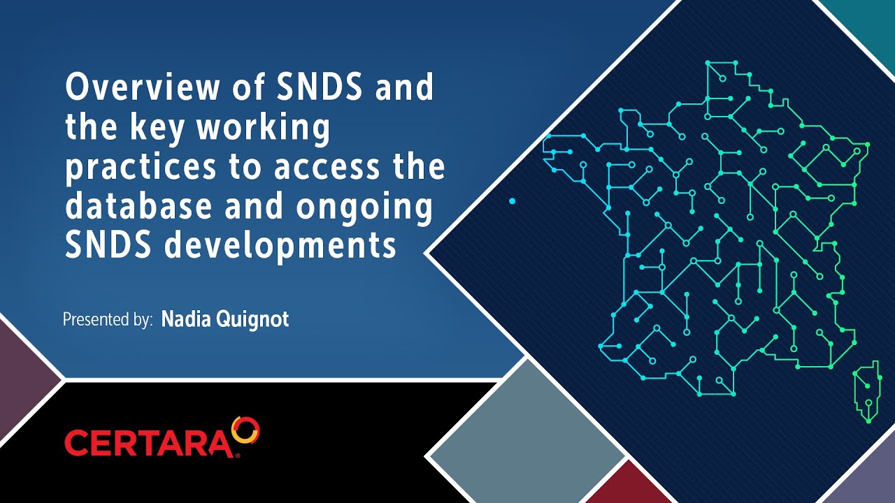 Overview of SNDS and the key working practices to access the database ...