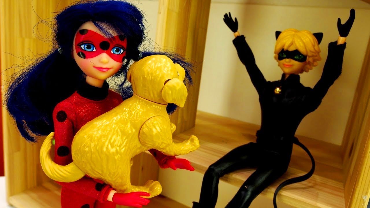 Marinette doll and Adrian doll vs Chloe doll. Miraculous Ladybug dolls ...