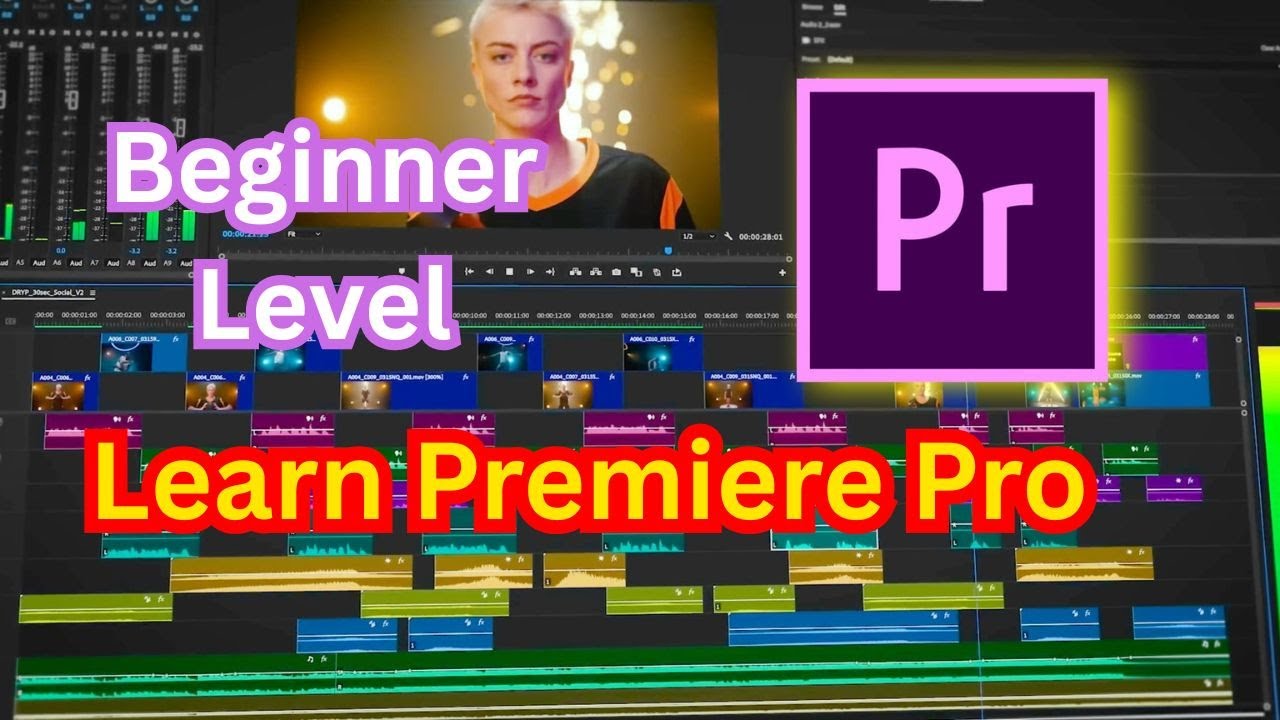 Adobe Premiere Pro Beginner Tutorial Hindi | Premiere Pro Basics | Video editing tutorial in ...