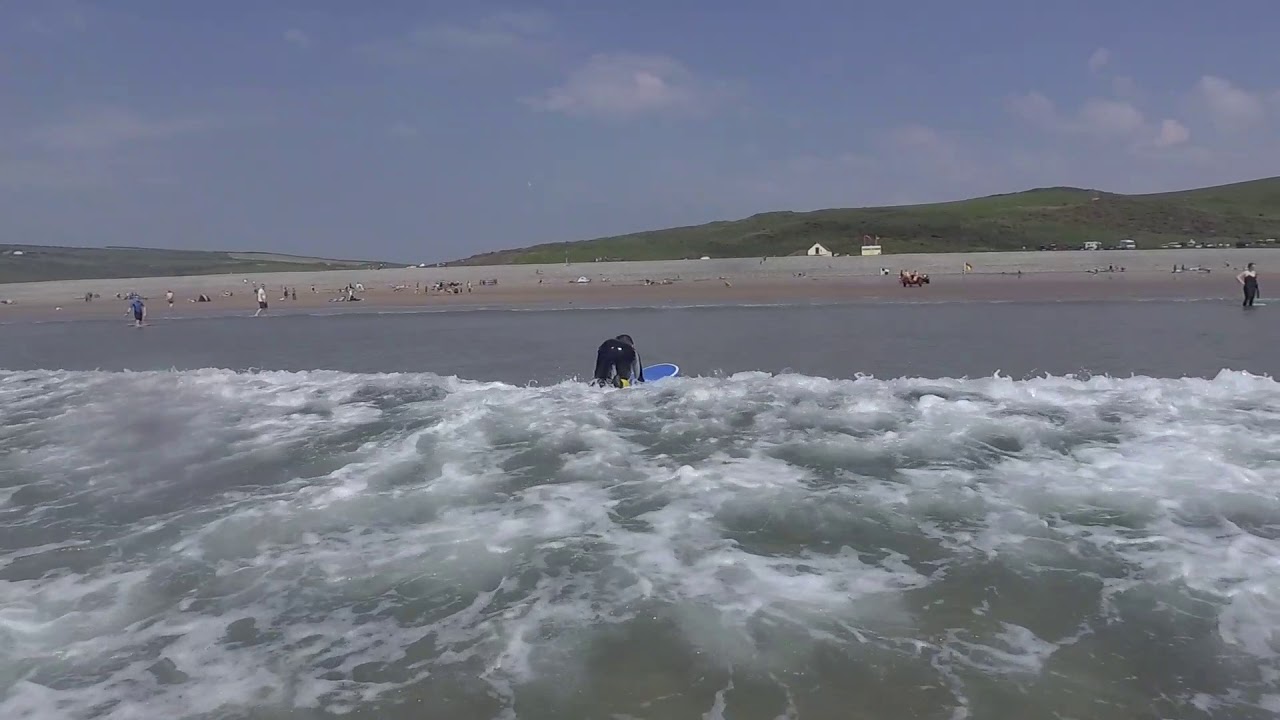Jack Surfing Newgale - YouTube