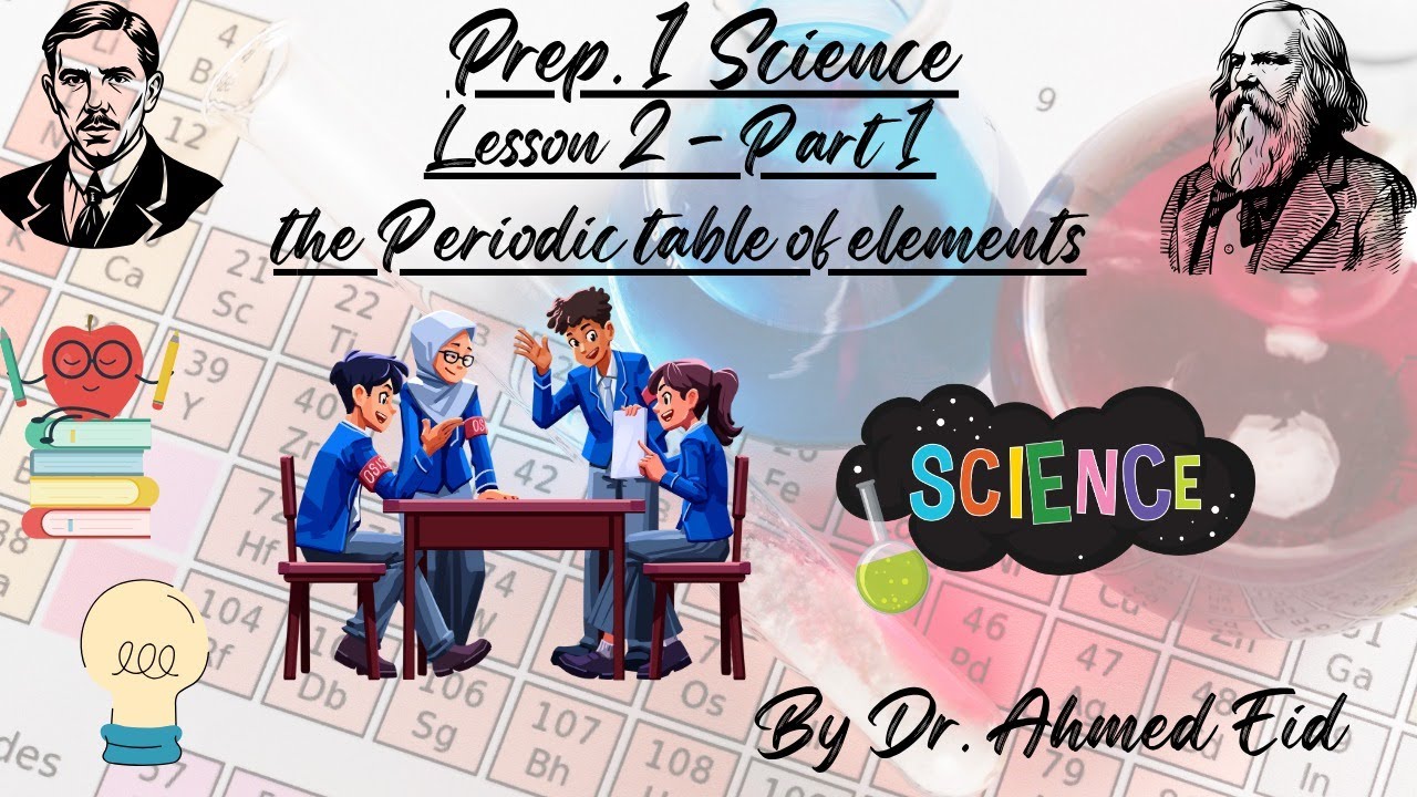 Prep.1 Science - Lesson 2 - The Periodic Table of Elements - Part (1 ...