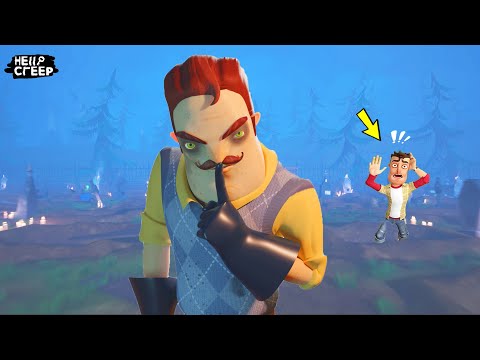 GİZEMLİ MEZARLIKTA NE ARIYORUZ ? 😱😱 Hello Neighbor Yeni