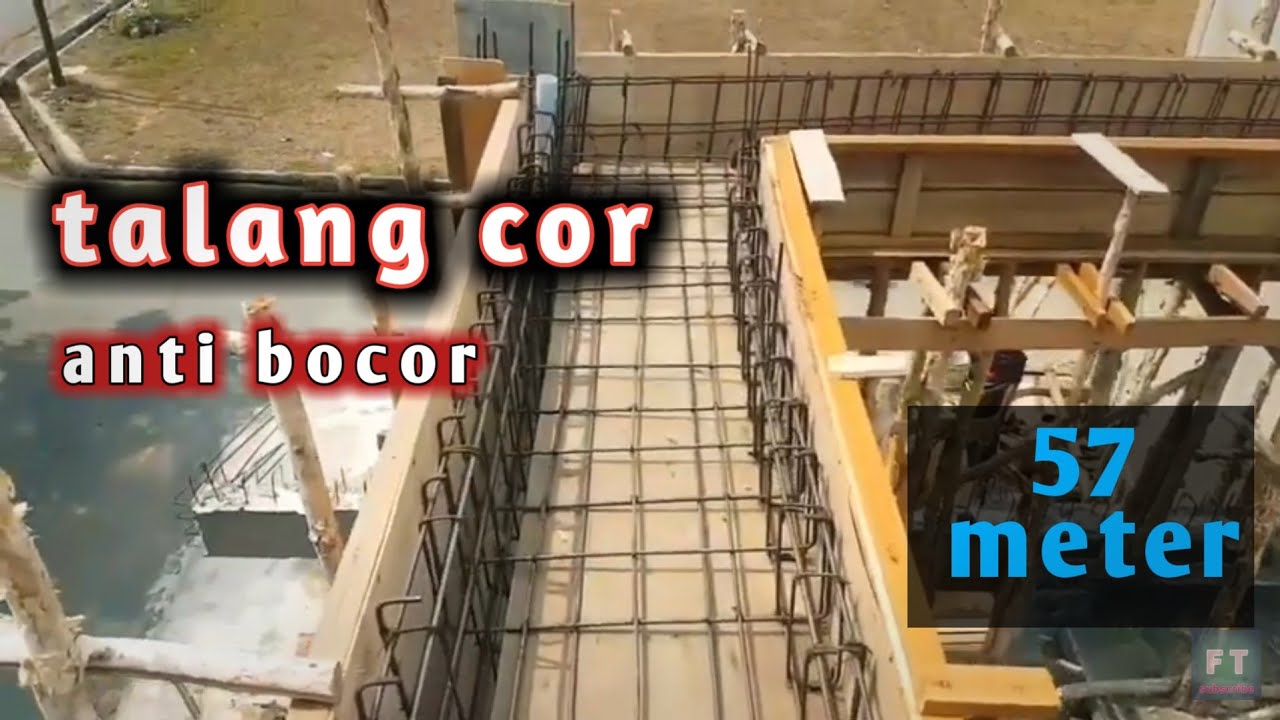 talang air cor beton bocor? tidak lagi dengan cara ini!! - YouTube