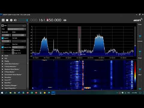 New SDR Sharp software with Dark mode feels great to use on VHF UHF ...
