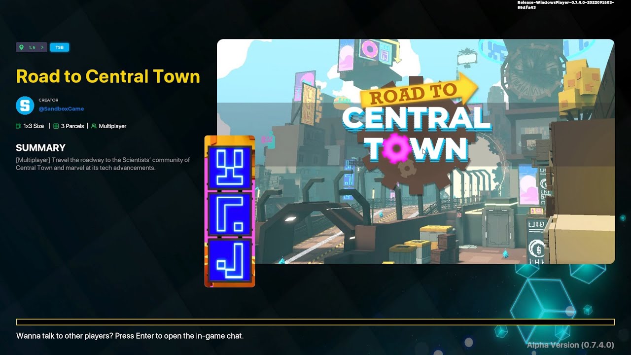 The Sandbox Game | Alpha Season 3 - Day 21 - Road to Central Town (All ...