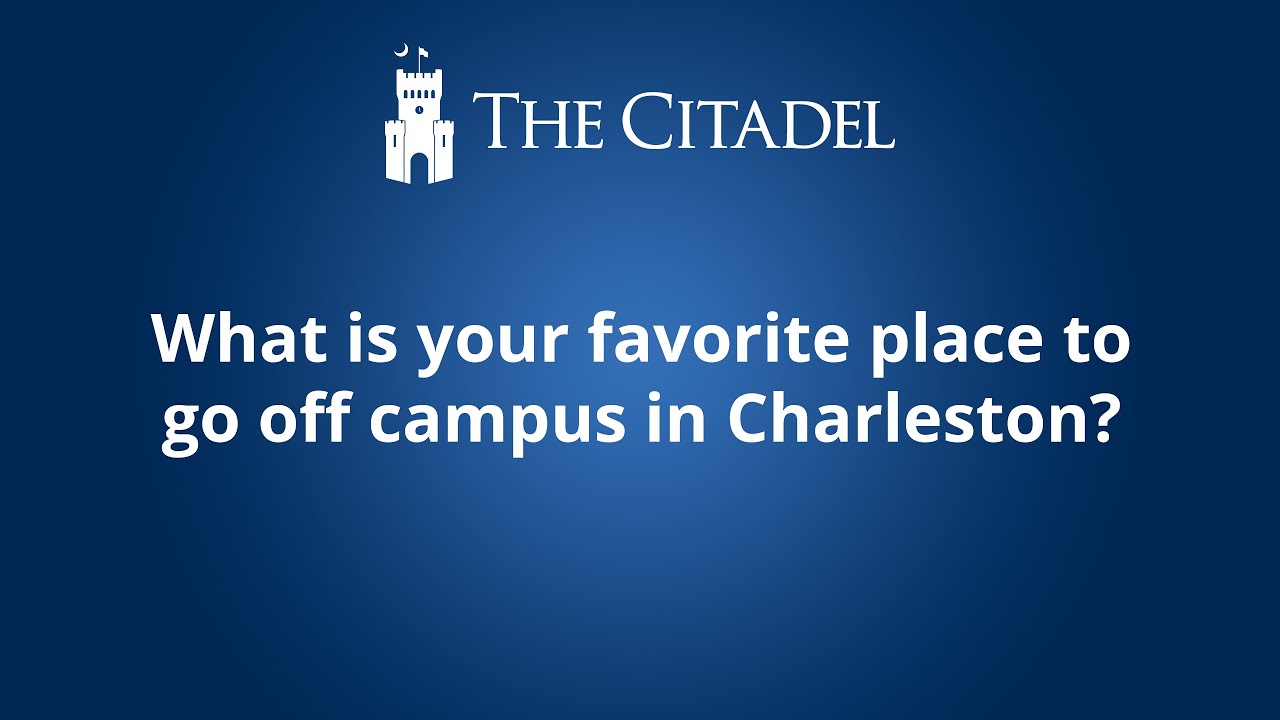 What is your favorite place to go off campus in Charleston? - YouTube