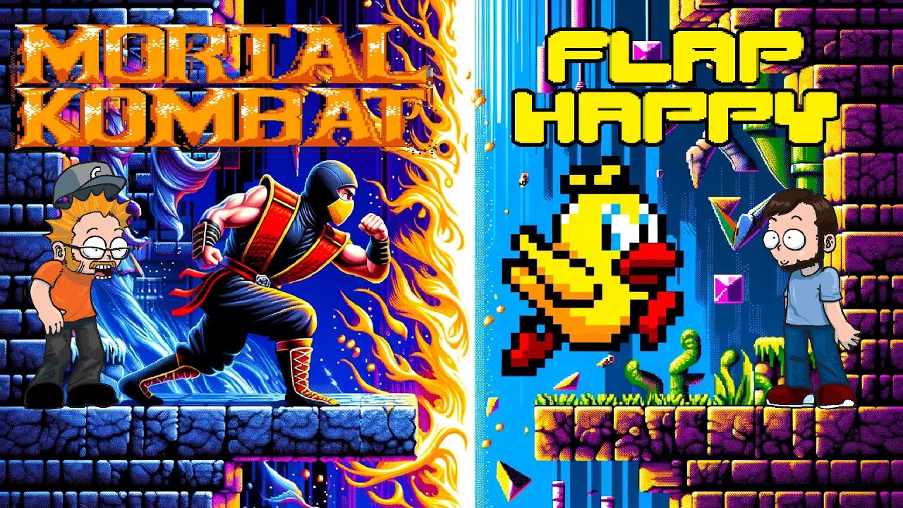 8-Bit NES Battle Royale: Mortal Kombat & Flap Happy - YouTube