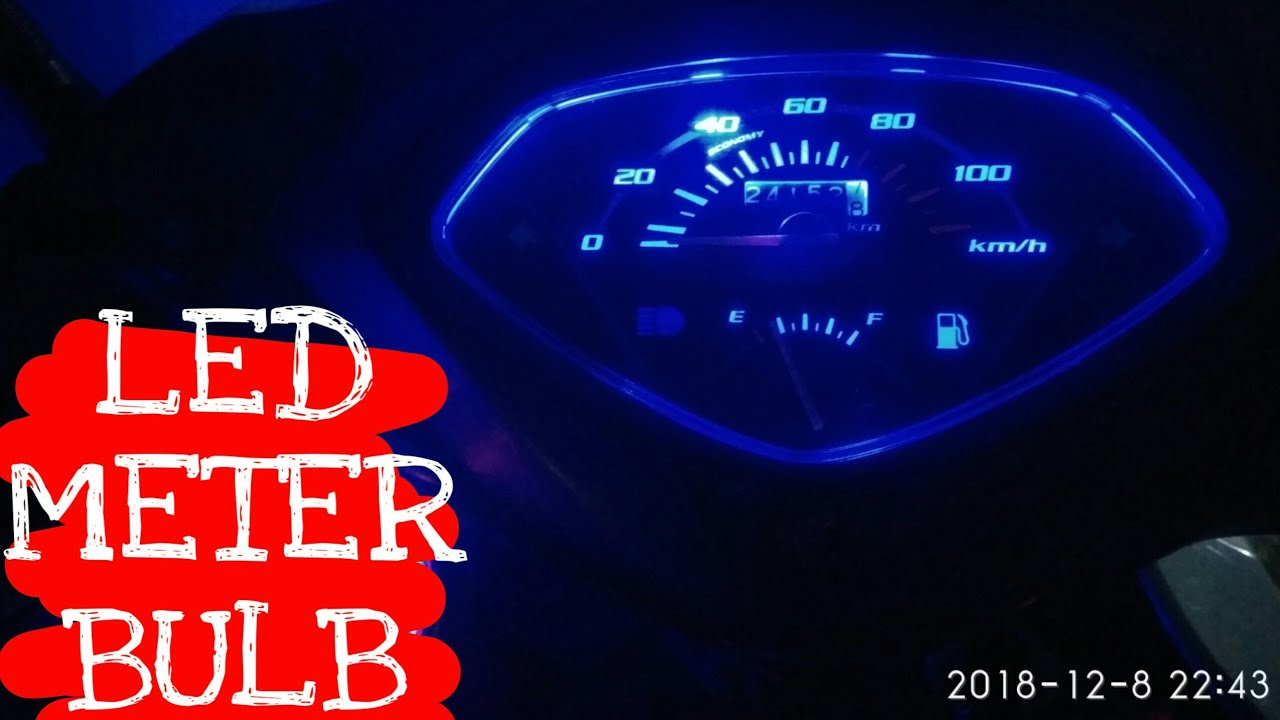 LED meter bulb installation in Honda activa 3g by Creative Modification ...