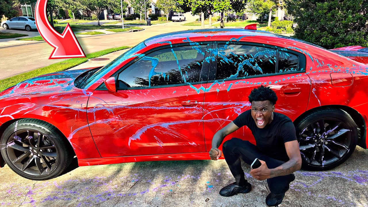 I Spray Painted & DESTROYED Loaded Brand New Charger Scatpack!!! - YouTube