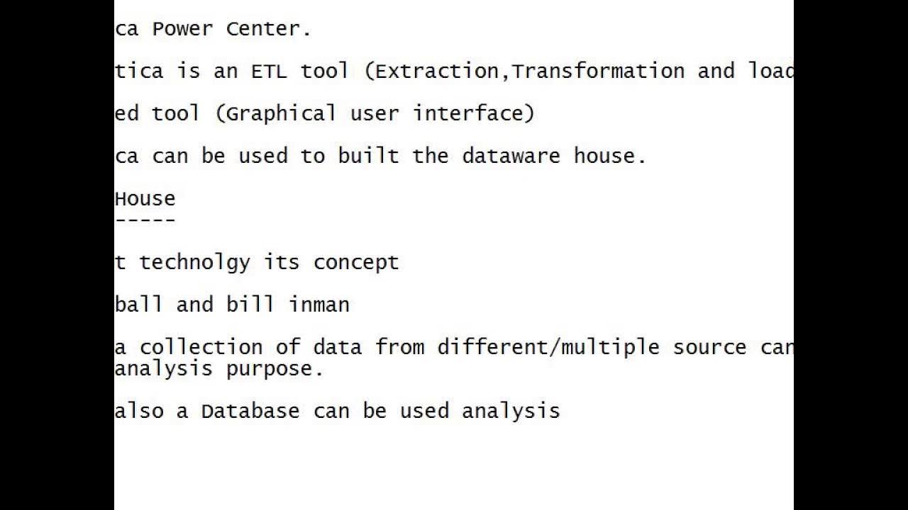 Informatica Demo Session - YouTube