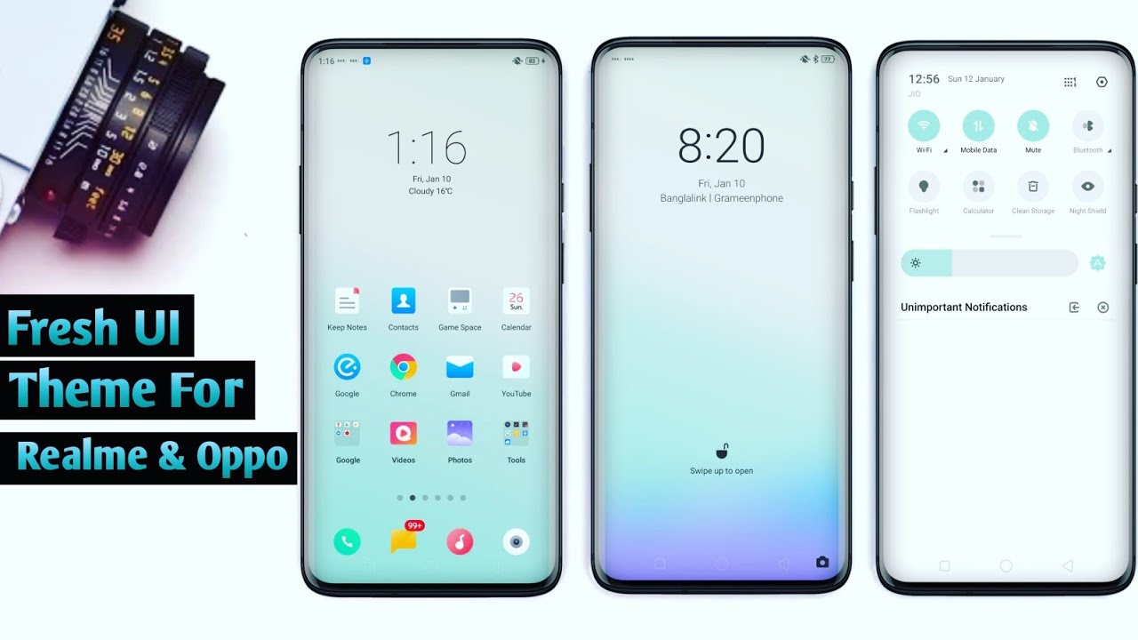 OPPO REALME NEW FRESH UI THEME || Fresh UI Theme For Oppo & Realme ...
