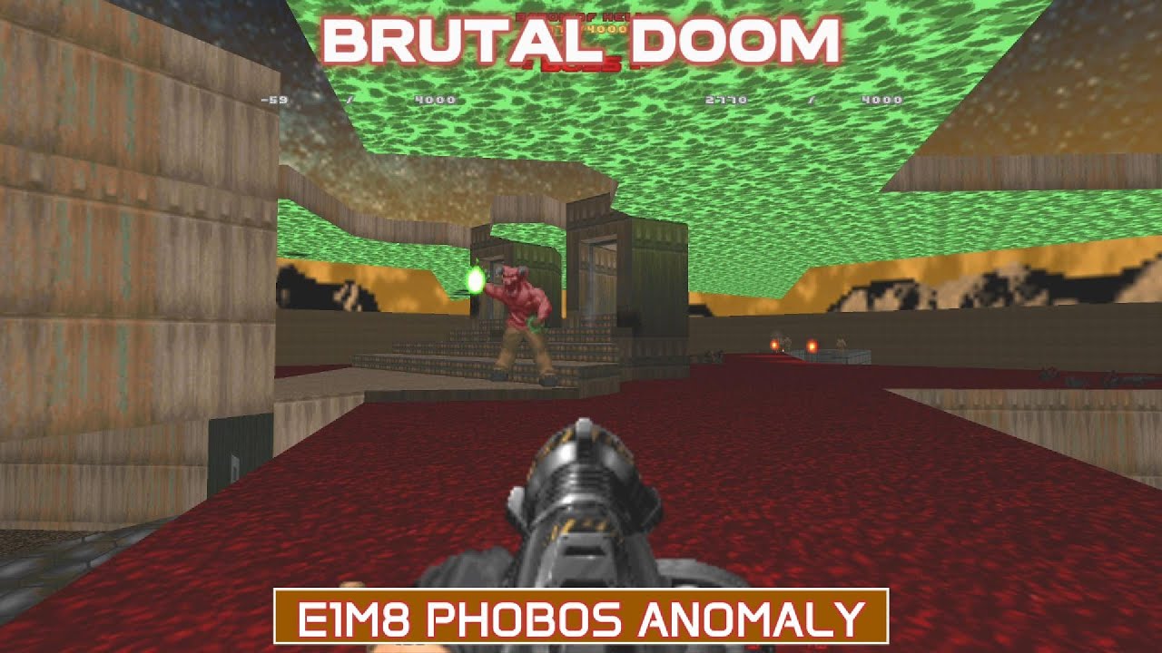 Brutal Doom- E1M8 Phobos Anomaly All Secrets - YouTube