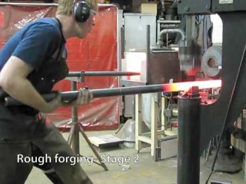 Blacksmith–Hot Forging Steel Tube for "Around the Solar Tree" project ...