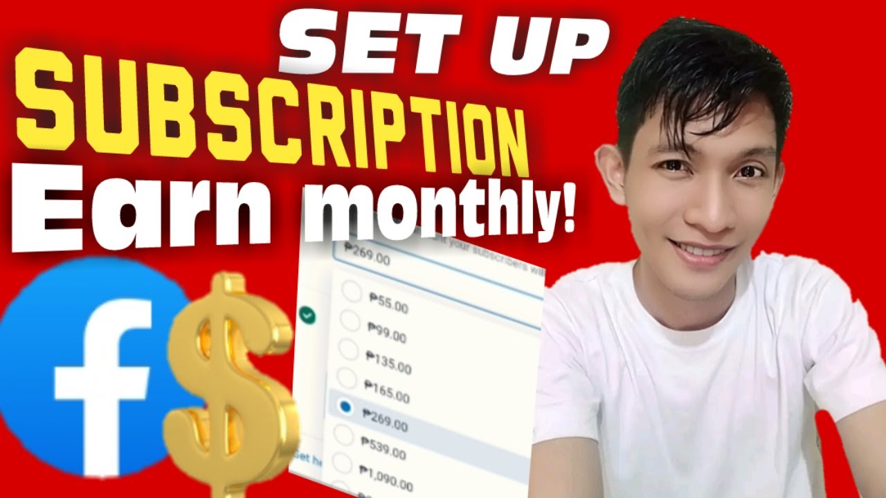 SET UP FACEBOOK PAGE SUBSCRIPTION earn ₱2,600 per person monthly ...