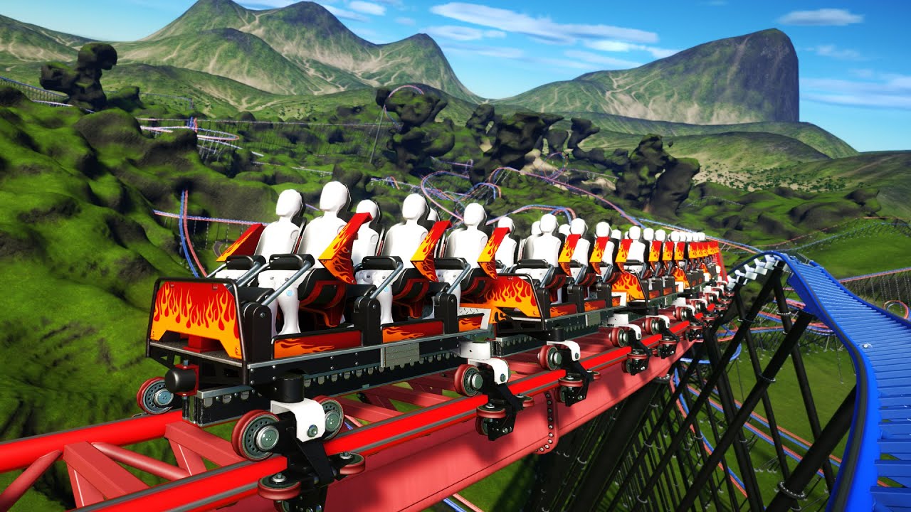 SUPER LONG RACE Roller Coaster - Planet Coaster - YouTube