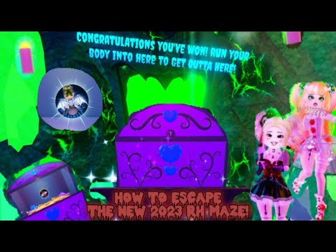 HOW TO COMPLETE THE RH 2023 MAZE! *EASY* #robloxedit #royalehigh # ...