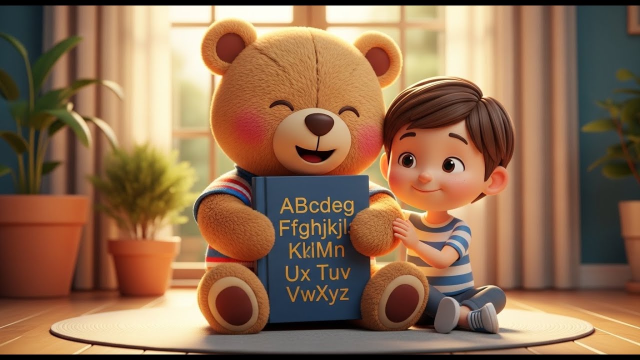 My Teddy Learned the Alphabet | Nursery Rhyme Song for Kids - YouTube
