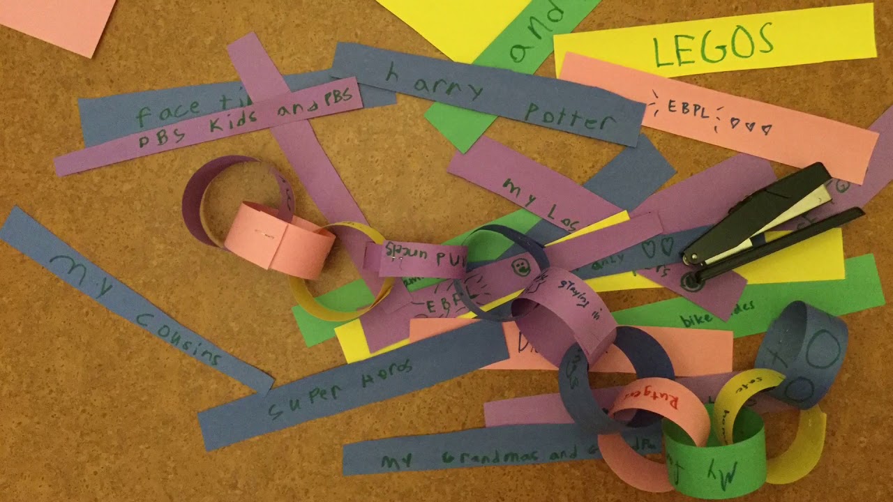 Family Craft: Gratitude Chain - YouTube
