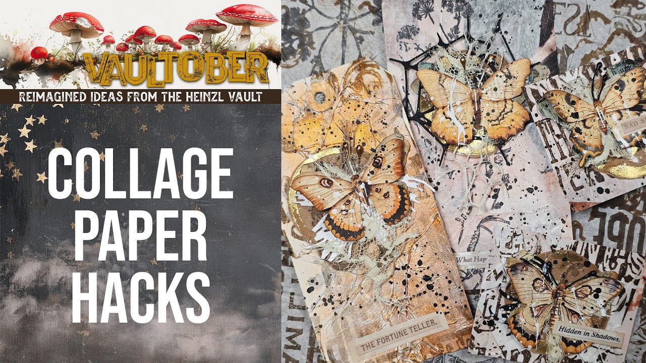 TRY THESE COLLAGE PAPER HACKS! [VAULTOBER #28 2025] - YouTube