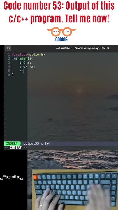 Code number 53: Output of this c/c++ program. Tell me now! #shorts #programming #coding #c - YouTube