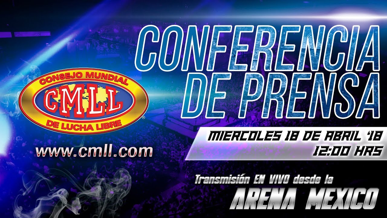 CMLL CONFERENCIA 62 ANIVERSARIO DE LA ARENA MEXICO - YouTube
