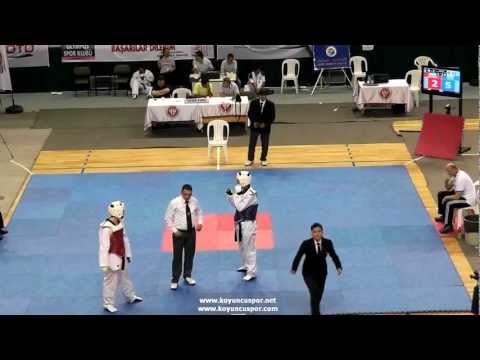 80kg Muhammed S. Vurucuoglu - Malkocoglu Ozdemir (2012 Turkish Taekwondo Championships Under -21)