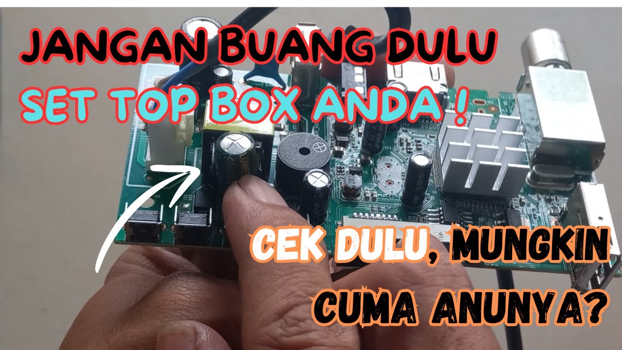 Cara Cek Set Top Box DvB T2 Mati Total - YouTube