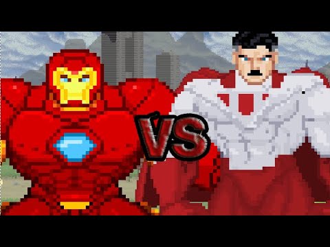 Iron Man x Omni-man (Short Sprite Animation) #shorts - YouTube