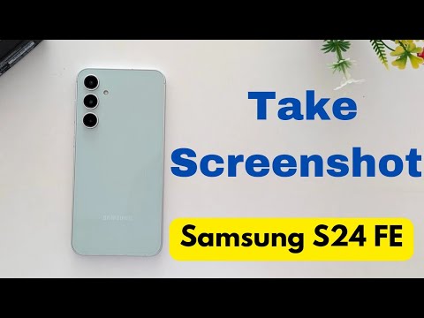 How to Take Screenshot in Samsung S24 FE and S23 FE | 3 Methods - YouTube