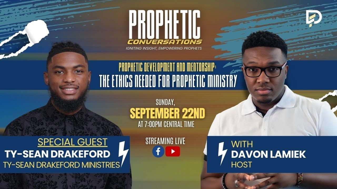 Are We Losing the Prophetic Voice? | with Prophet Ty-Sean Drakeford ...