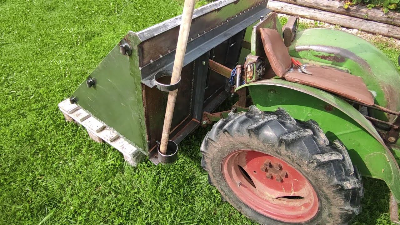 DIY rear end loader for the compact tractor Agria 4800 - Part 1 - YouTube