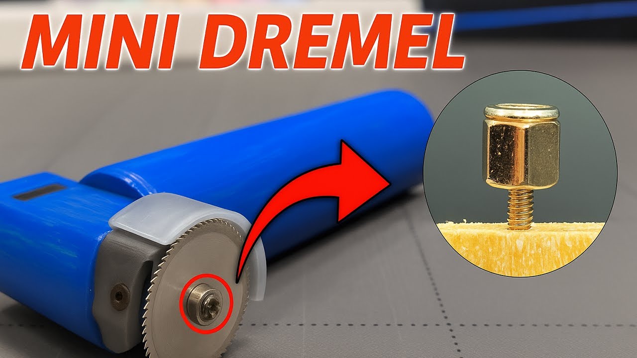 DIY Mini Dremel – How to Make a DIY Mini Dremel USB-C Rechargeable ...