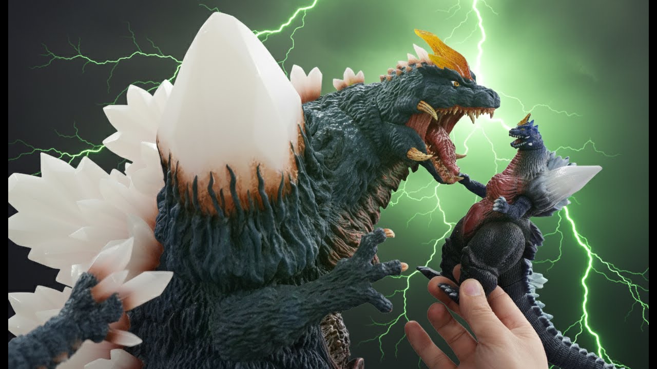Space Godzilla X-Plus Gigantic Omega Beast Figure by EZHobi Review ...
