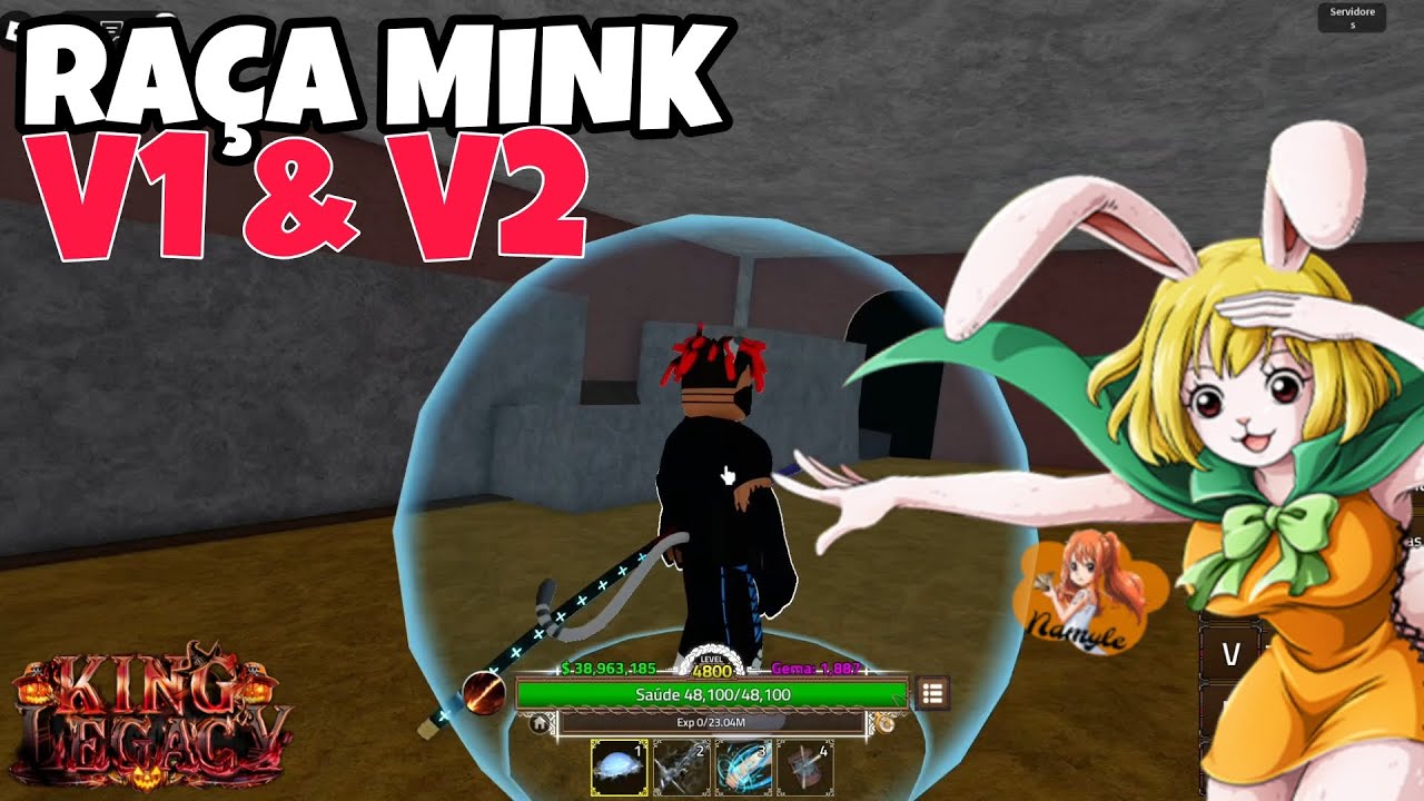 COMO PEGAR MINK V1 E V2 NO KING LEGACY - YouTube