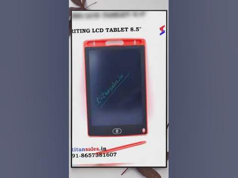 WRITING LCD TABLET - YouTube
