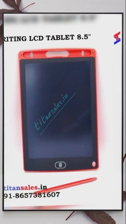 WRITING LCD TABLET - YouTube