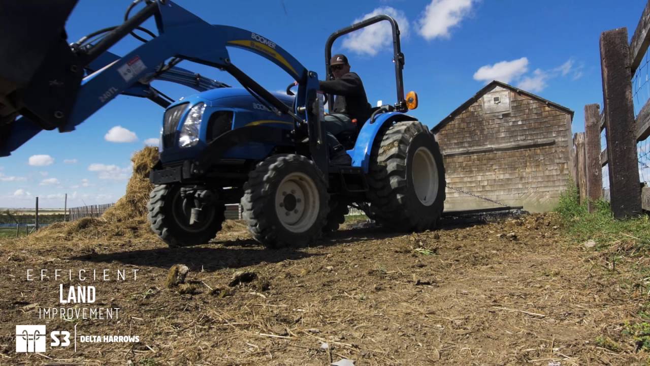 Efficient Land Improvement with S3 Delta Harrows - YouTube