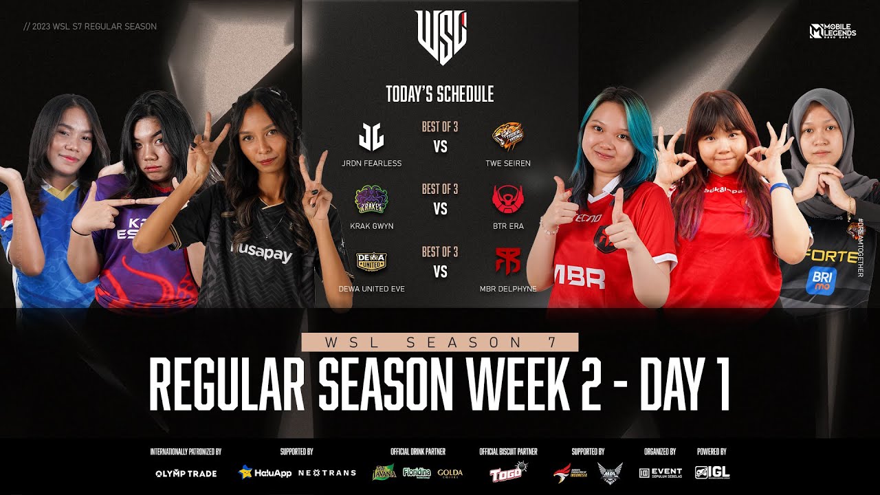 LIVE NOW - WSL S7 REGULAR SEASON | WEEK 2 - DAY 1 - YouTube