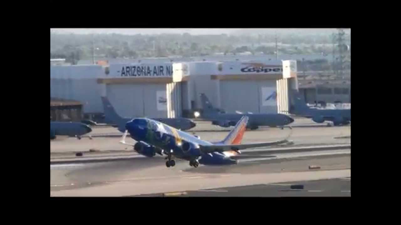 Southwest Airlines Boeing 737-700 'Nevada One' N727SW Taxing and Take ...