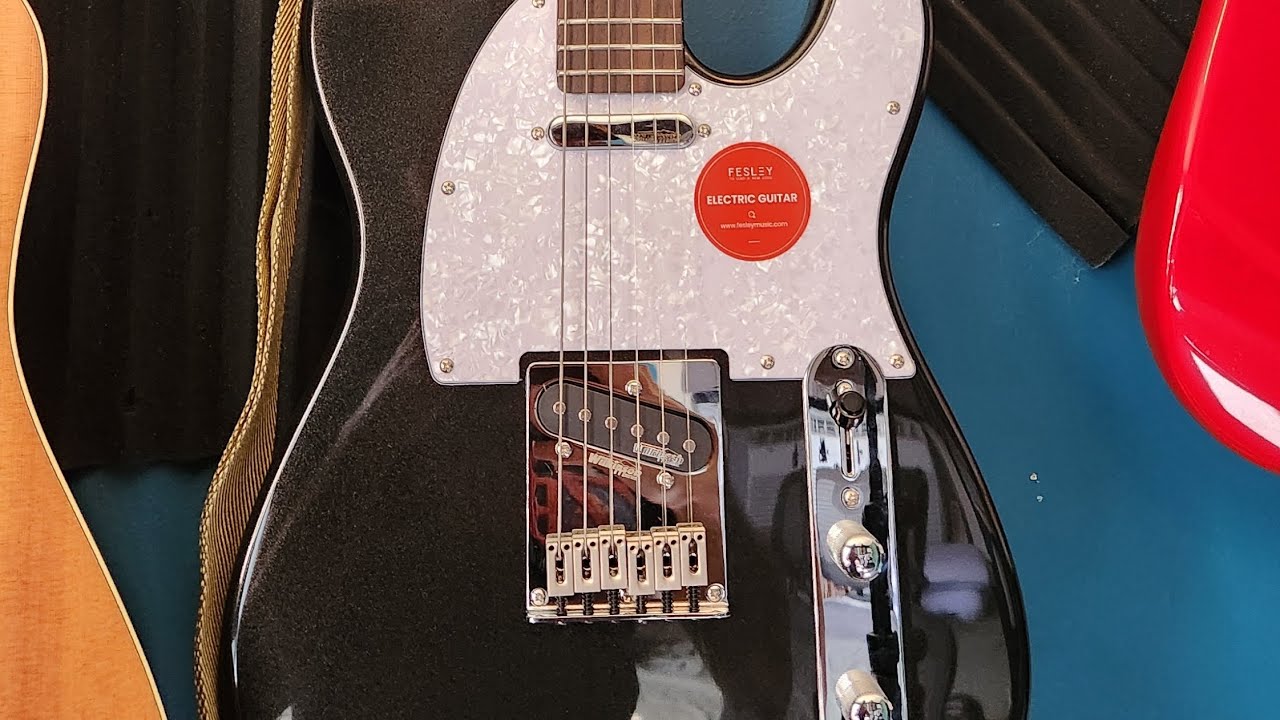 Long play demo - Noodling on a budget Fesley Telecaster FTC1000 through ...