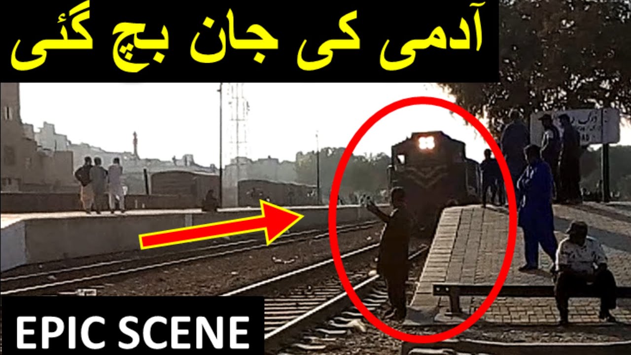 Man Just Survived From Hit By a Train:😨😨😨 Man vs Train - Dangerous ...