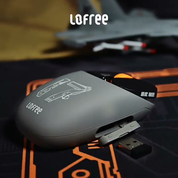 Lofree 2.4G Wireless Bluetooth Mouse Office Game Notebook Computer ...