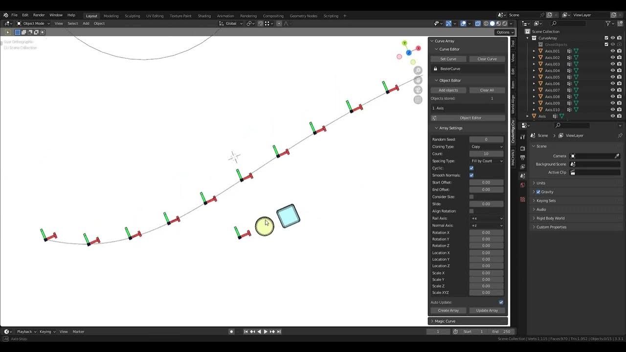Curve Array 4.0 - array settings: align rotation - YouTube