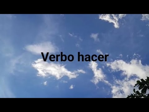 Conjugación del verbo hacer en español en el presente de indicativo ...