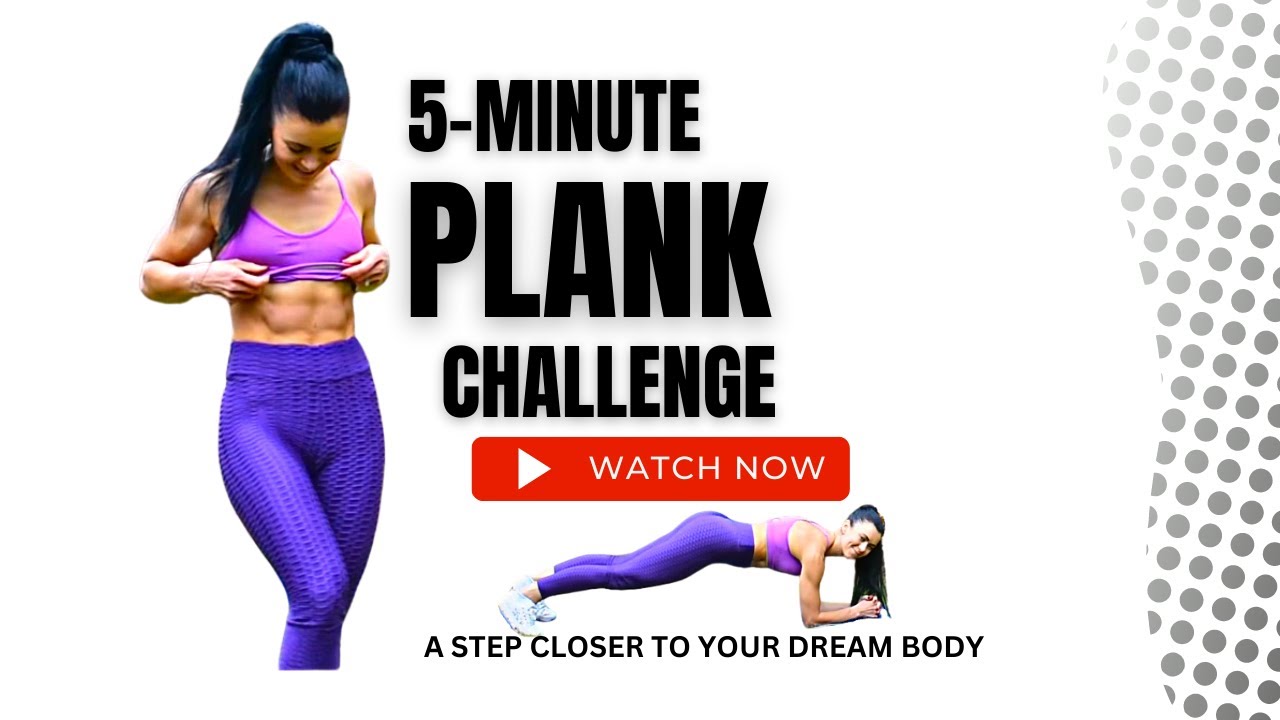 5 MINUTE PLANK CHALLENGE | ABS - Can you do it ?!?! ( No Equipment, No ...