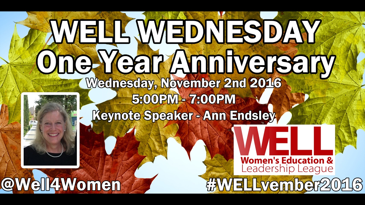 WELL Wednesday November 2016 with Ann Endsley of Greens Market - YouTube