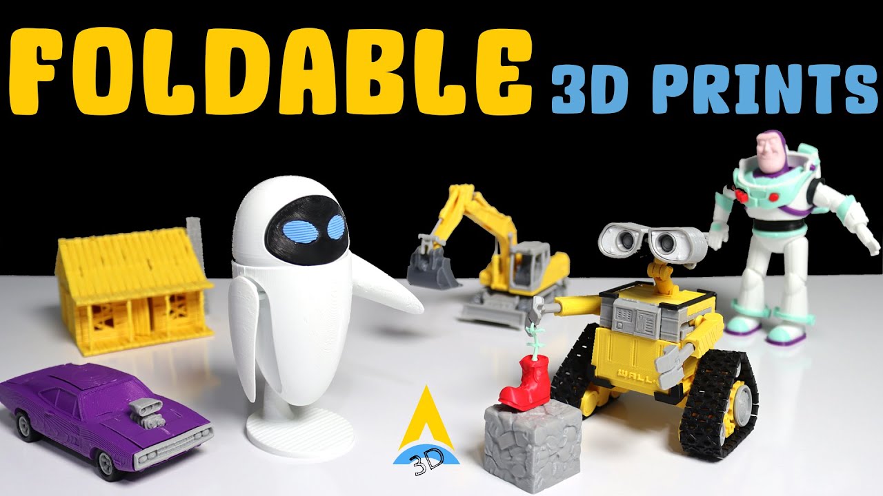 Cool & Foldable Things to 3D Print - YouTube