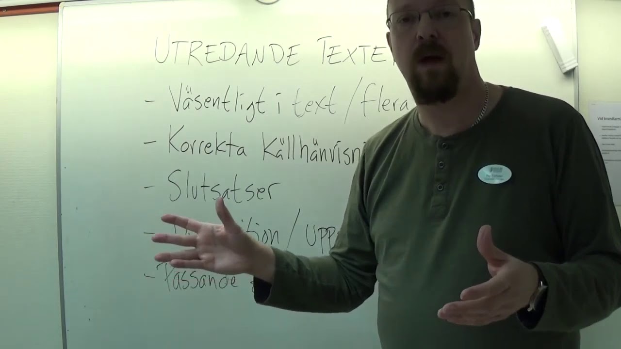 Utredande texter - YouTube