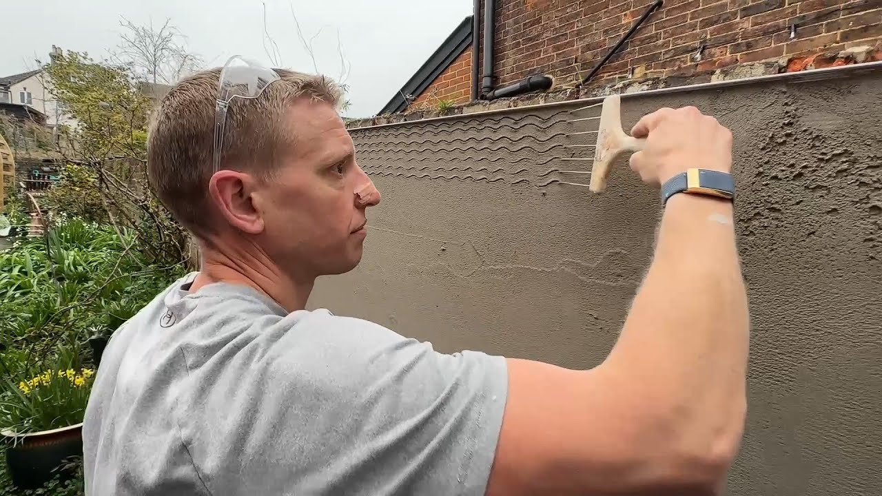 How to Apply a Scratch Coat Complete Process - YouTube